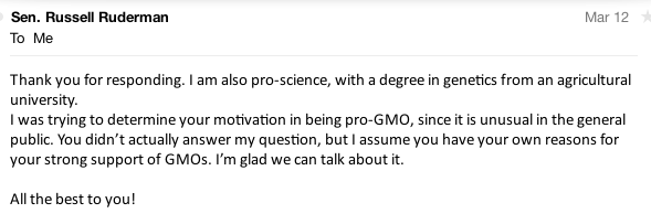 Russell Ruderman: Right to Know Who You Are – Aole GMO Means Aole Aloha